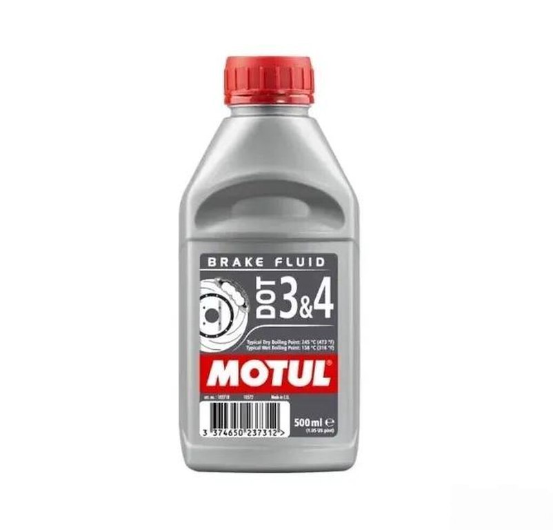 Motul kočiona tečnost DOT 3 & DOT 4 – 500 ml - Sintetička kočiona