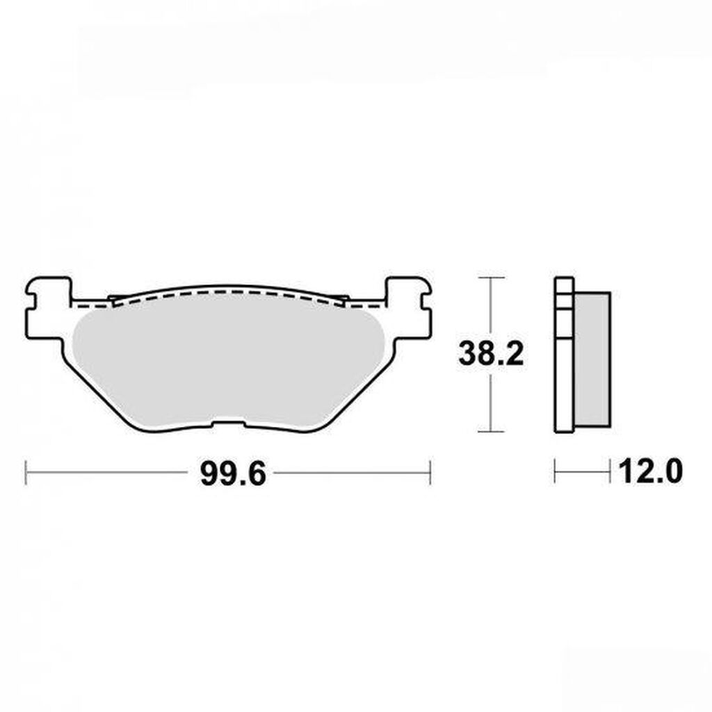 TRW sinterovane kočione pločice za motocikle – oznaka MCB 722SRM -