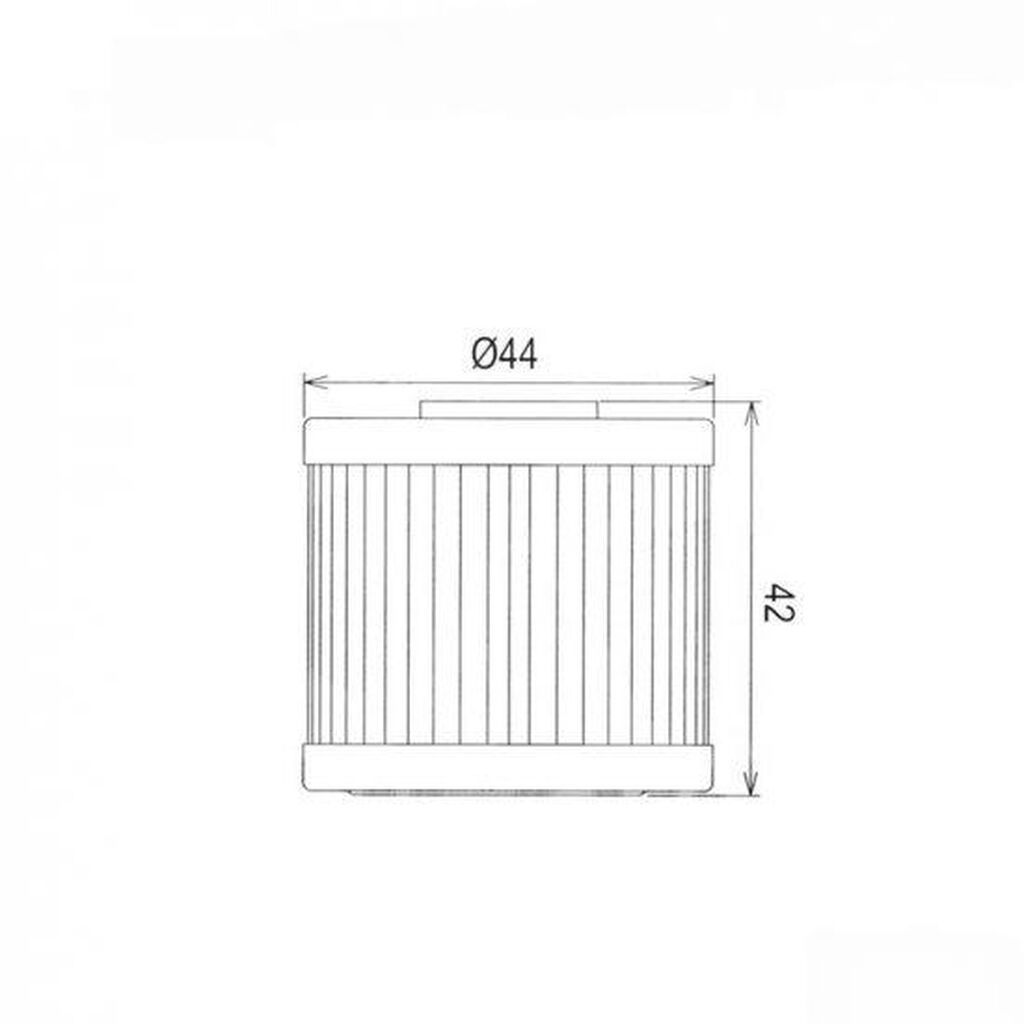 HifloFiltro HF566 – premium uljni filter za maxi skutere - Tip