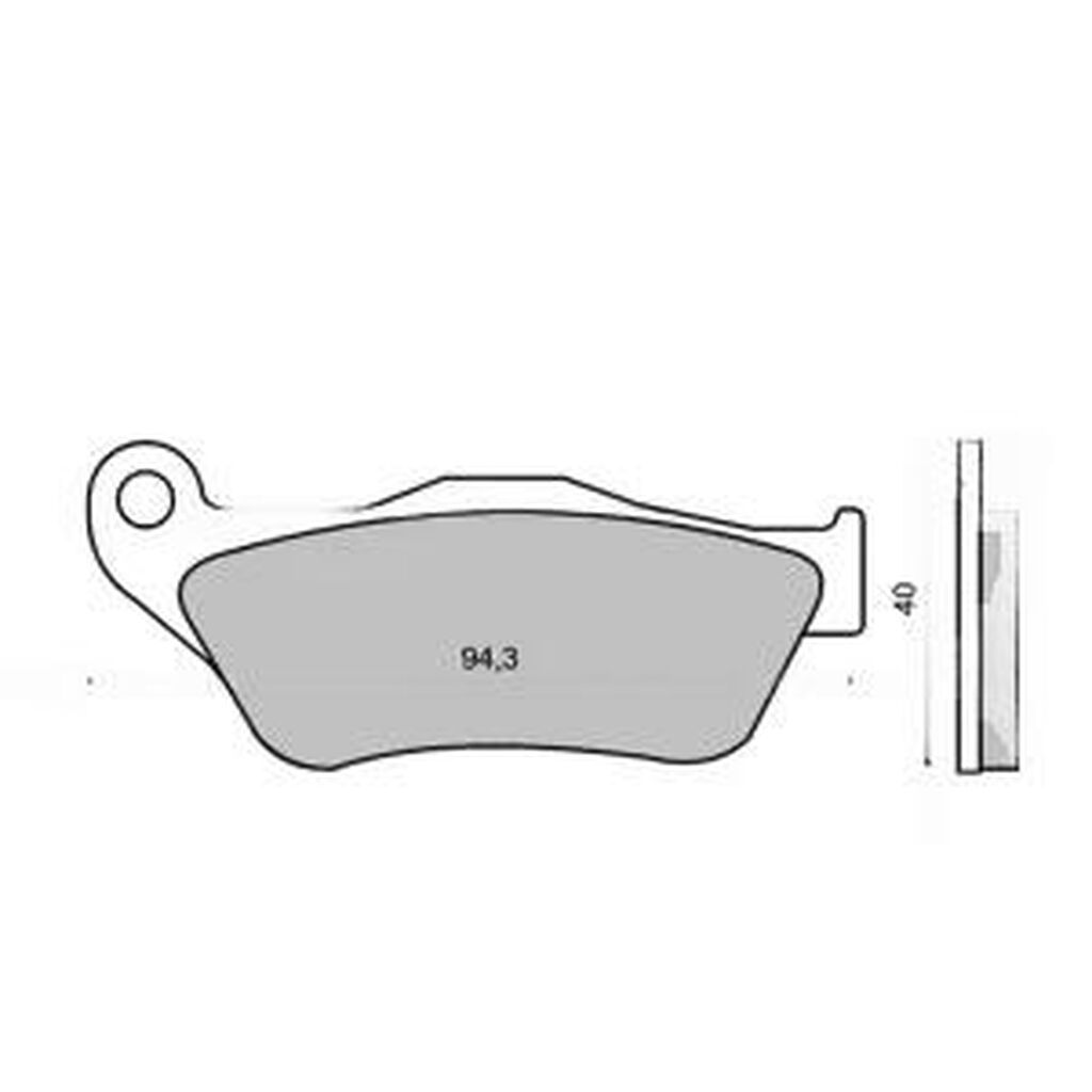 Prednje kočione pločice za motocikle – dimenzije i specifikacije: -