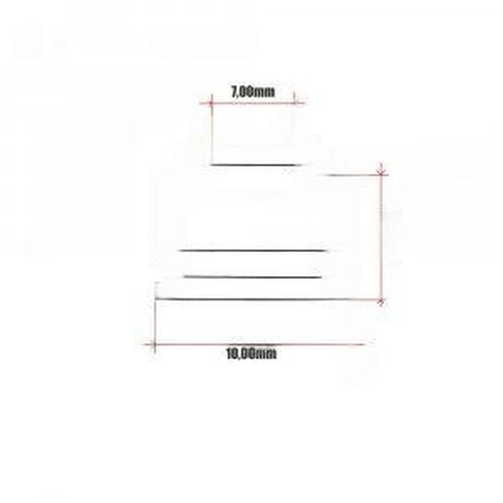 Zaptivka (semering) ventila – dimenzije 7 x 10 x 9 mm - Tip: zaptivka
