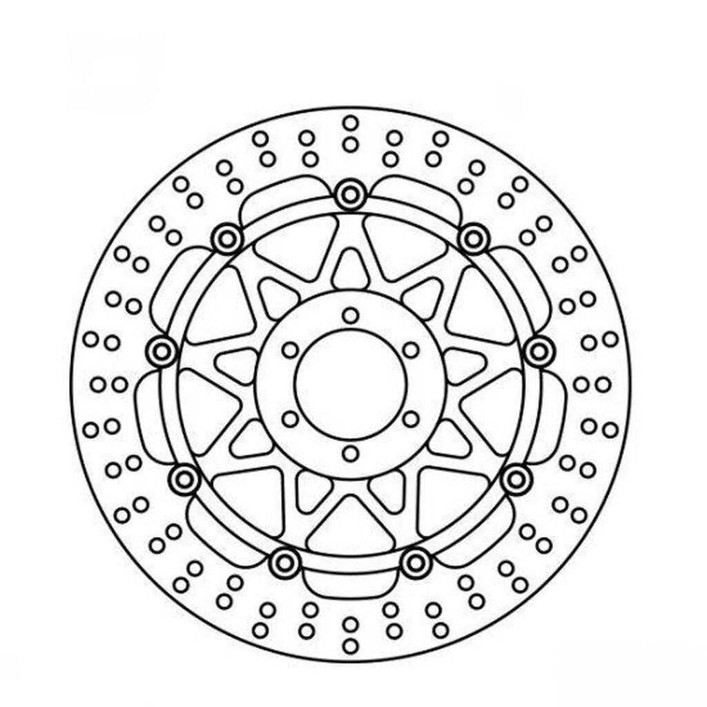 Prednji plutajući kočioni disk za motocikl – 320 mm - Prečnik diska