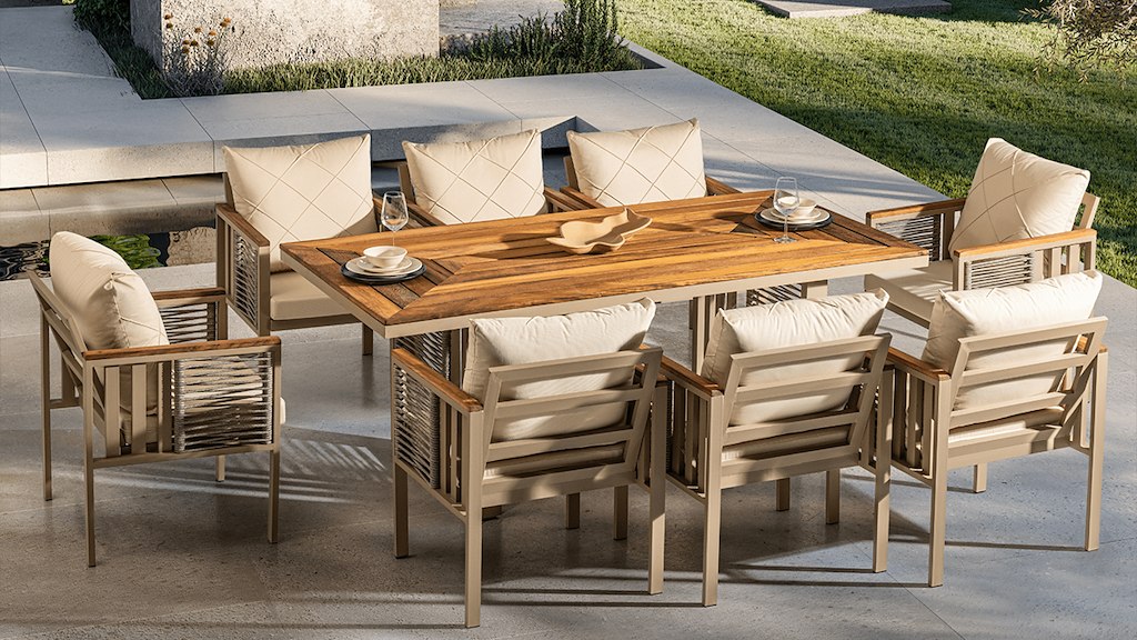 Baštenska garnitura Roma plus Dining table