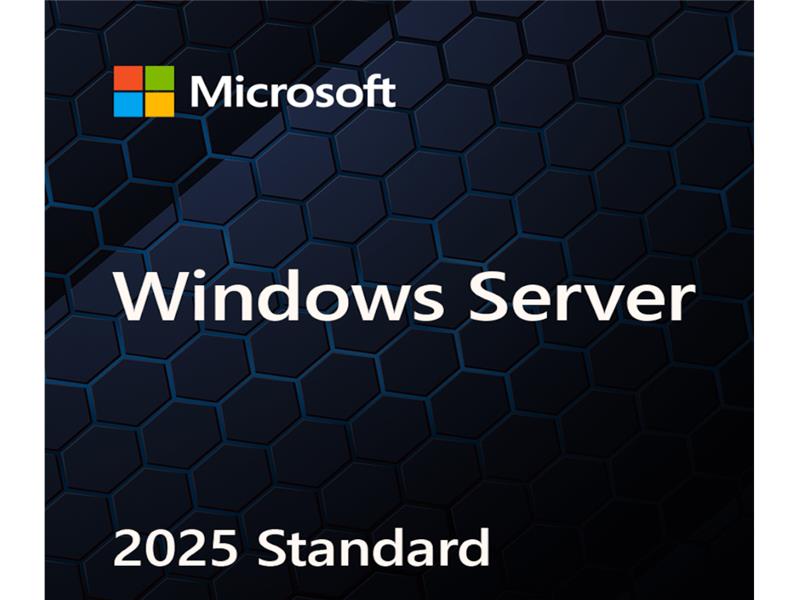 Licenca MICROSOFT OEM Windows Server Standard 2025 /64bit/Eng/DVD/16Core