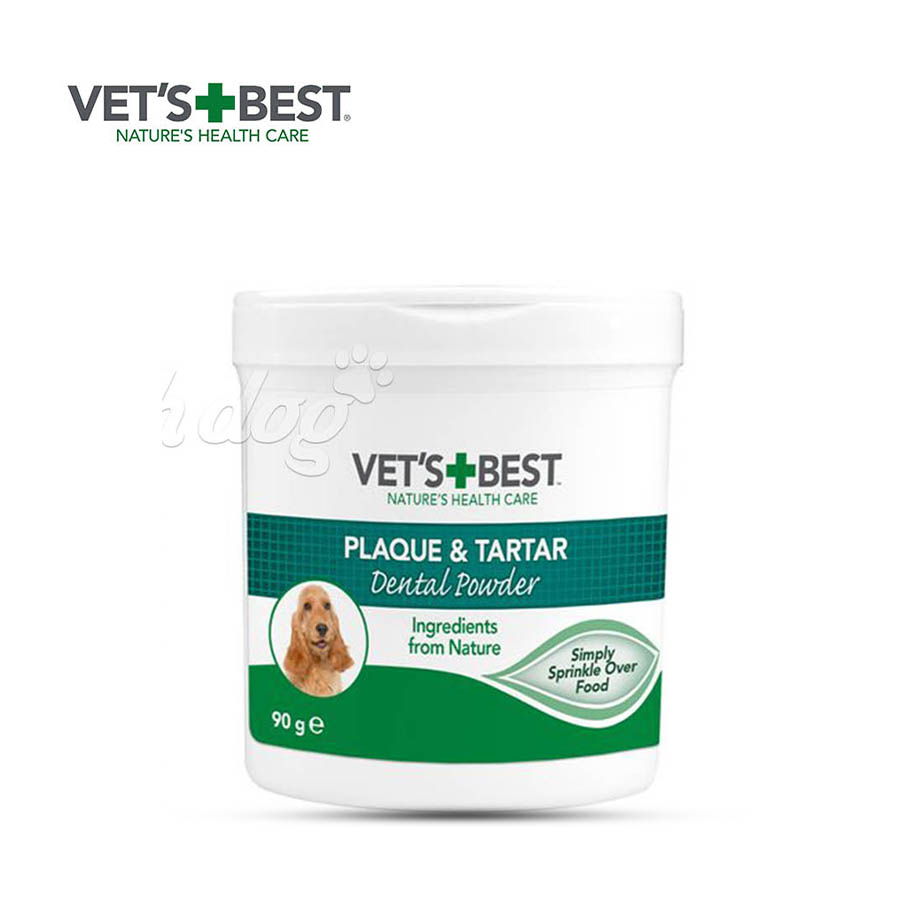 Vet’s Best Plaque & Tartar, Dental Prah za Pse - 90gr