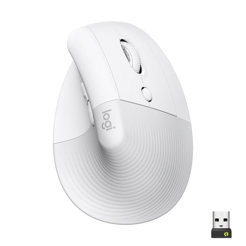 Logitech Lift Vertikalna Ergonomična Miš - Off-White