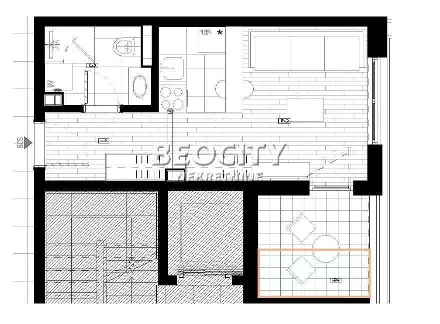 Jednosoban stan, 28 m2, Surčin, Autoput za Zagreb ID: 130601