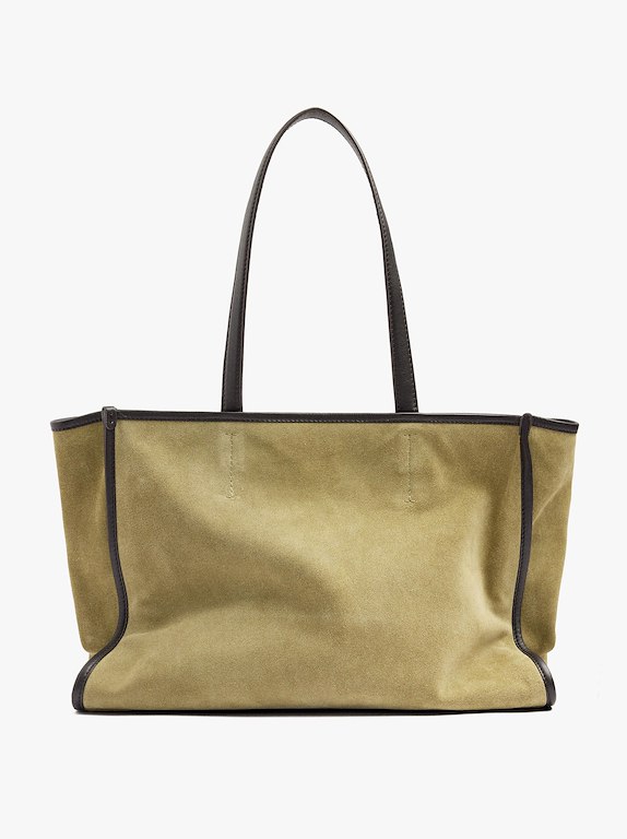 LEATHER SHOPPER BAG