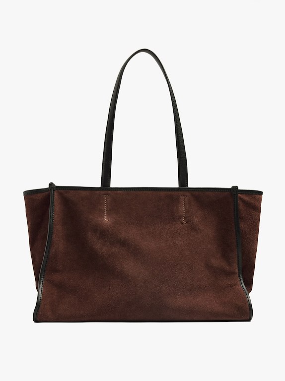 LEATHER SHOPPER BAG