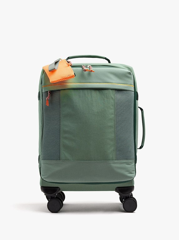 NYLON TRAVEL SUITCASE WITH HANGER