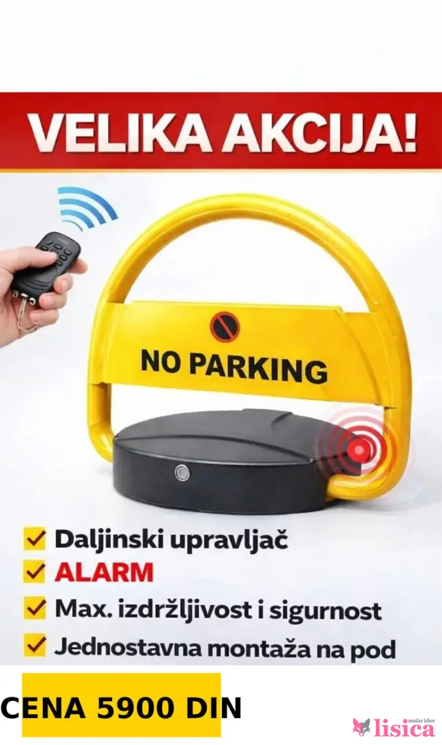 PARKING STUBIĆ SA DALJINSKIM + ALARM | 5900 dinara