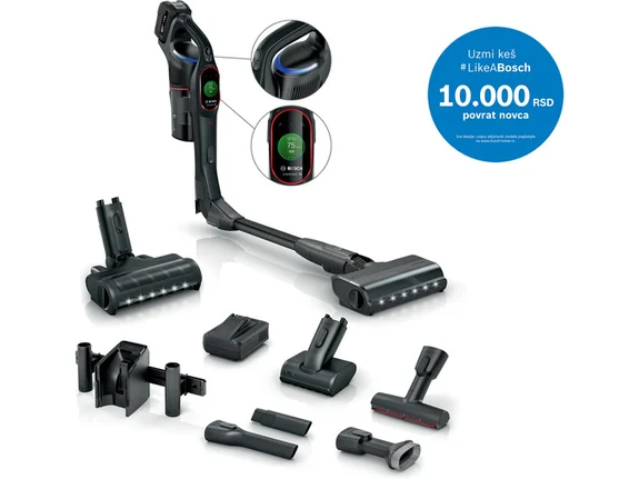 Bosch Bežični štapni usisivač Unlimited 10 ProPower BCS1051POW