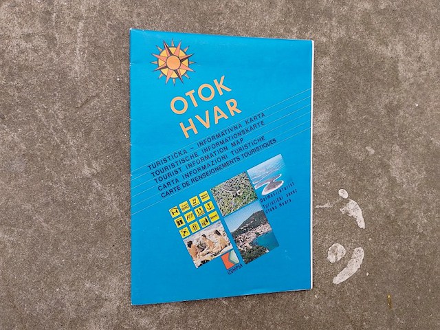 OTOK HVAR, Turistička informativna karta