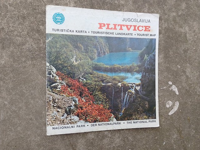 Nacionalni park PLITVICE, Mapa