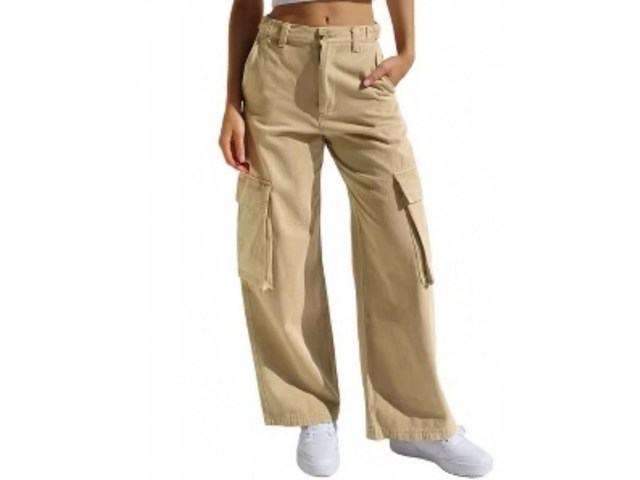 M Baggy Cargo Pantalone – Bež (Pamuk) – HIT MODEL!