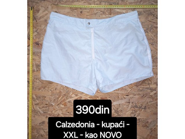 Calzedonia muški kupaći šorts beli XXL - kao NOVO