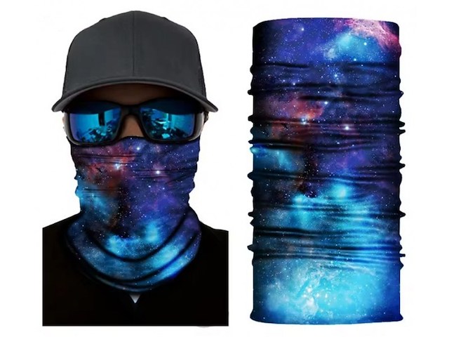 Bandana Marama Galaxy Šal Potkapa Maska Kapa Model 1