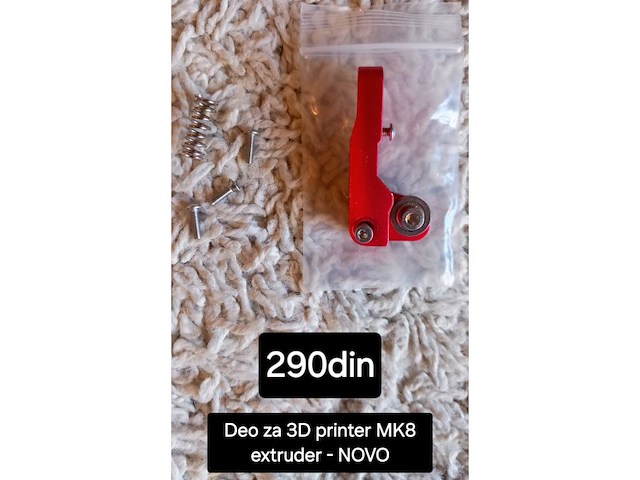 Deo za 3D printer štampač - MK8 extruder - NOVO
