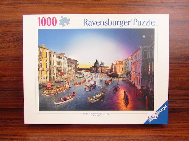 Puzzle Ravensburger (Venice Day to Night) - 1000 delova