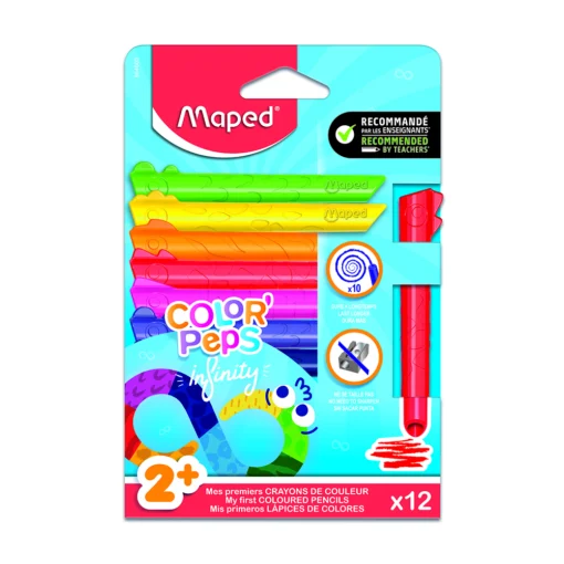 Bojice za crtanje Maped Maxi Infinity 1/12 (2+ godine)
