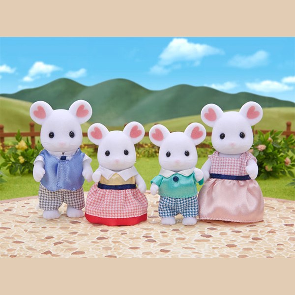 Sylvanian Marshmallow Mouse Family EC5308