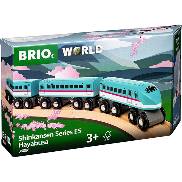 Brio - Voz Shinkansen Hayabusa(Trains of the World) BR36086