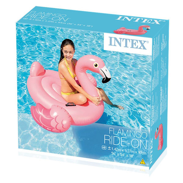 Gumena igračka Flamingo na naduvavanje Intex 57558NP