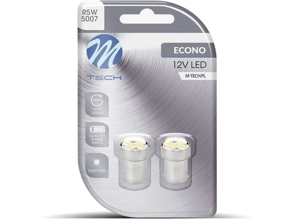 M-Tech LED sijalica Ba15s bela