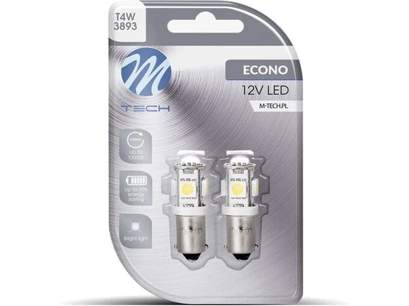 M-Tech LED sijalica BA9s bela