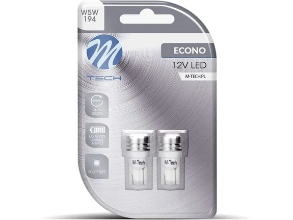 M-Tech LED sijalica W5W 6500K