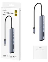 ADAPTER USB C - HDMI+C+USB-A+SD/TF