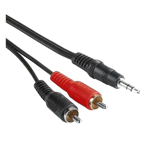 HAMA AUX audio kabl 3.5mm na 2xRCA m/m 2m (Crni) - 00030455