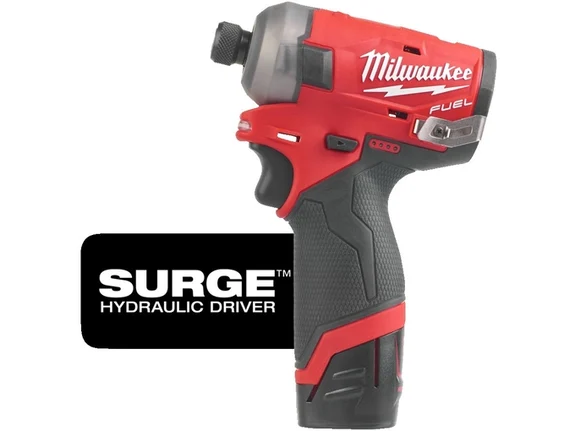 Milwaukee Aku udarni odvijač hidraulični 1/4" 12V 2Ah - M12FQID-202X 4933464973