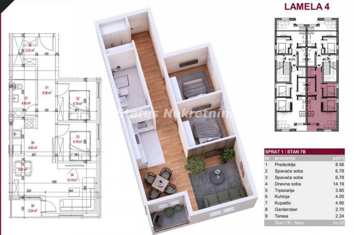 Stan - Novi Sad, Petrovaradin - ID oglasa 22440
Stan - Novi Sad, Petrovaradin  - ID oglasa 22440