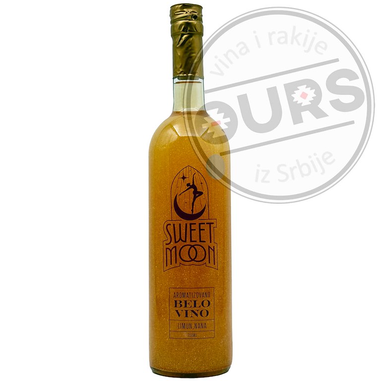 Sweet Moon belo vino sa šljokicama 0,75L