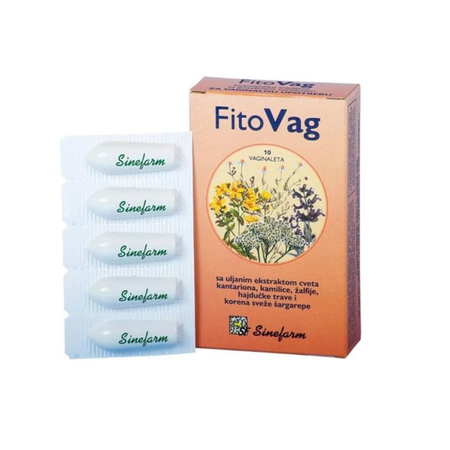 SINEFARM VAGINALETE FITOVAG 10 KOMADA