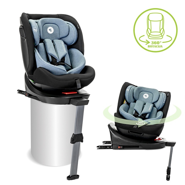 Lorelli CONCORD PRO i-Size Isofix 360° auto sedište za decu 40-150 cm Blue