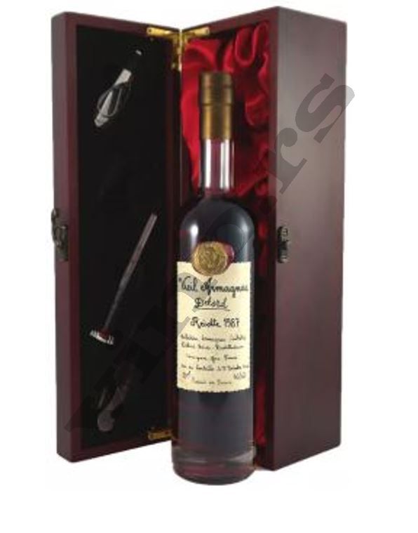 Delord Armagnac Recolte 1987 Wooden Box 0,5 L