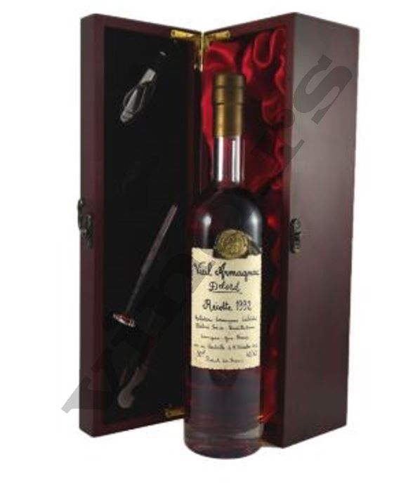 Delord Armagnac Recolte 1992 Wooden Box 0,5 L