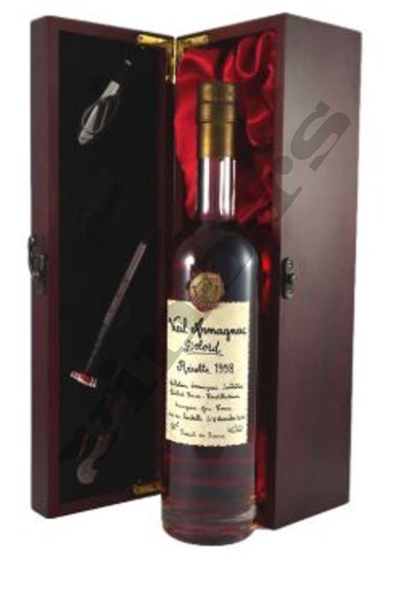 Delord Armagnac Recolte 1998 Wooden Box 0,5 L
