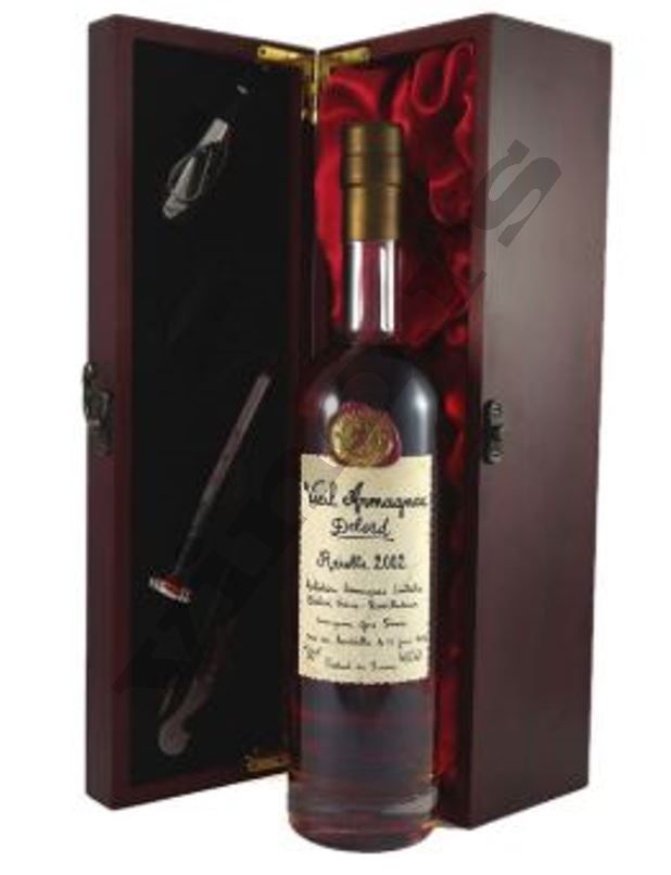 Delord Armagnac Recolte 2002 Wooden Box 0,5 L