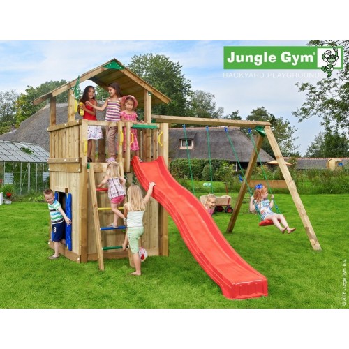Chalet 2.1 + 2 Swing Modul 3.0 Extra + Playhouse Modul 145