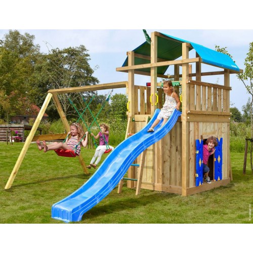 Fort + 2 Swing Modul 3.0 Extra + Playhouse Modul 145