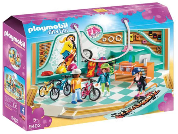 Playmobil Prodavnica bicikala i skejtova City Life 9402