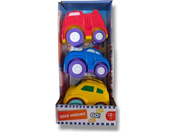 Infunbebe Igračka za bebe Mini vozila 3u1 12m+