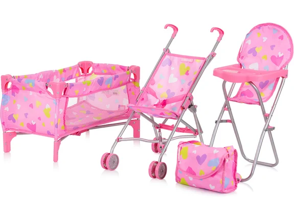 Chipolino Set za lutke Trixy hearts 3u1
