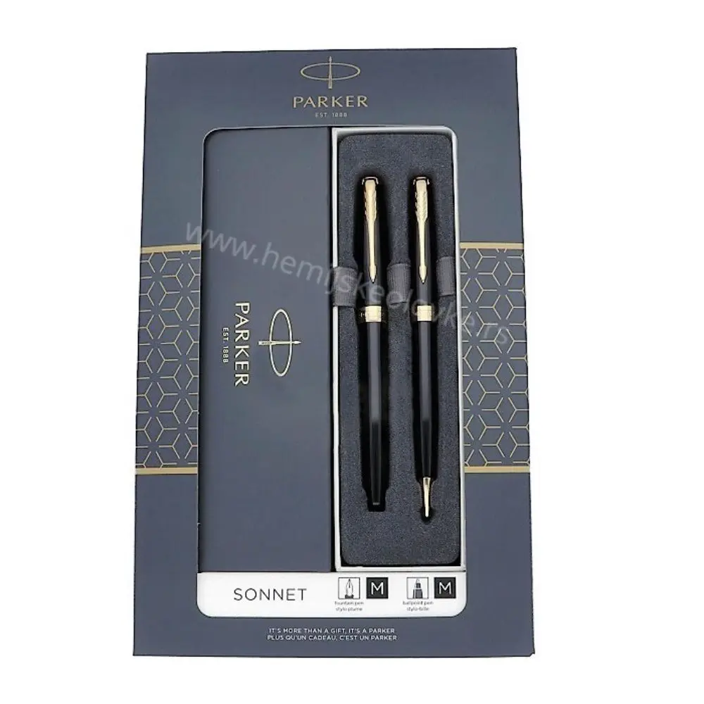 PARKER Royal Hemijska olovka + Sonnet Black GT PK93371 Nalivpero