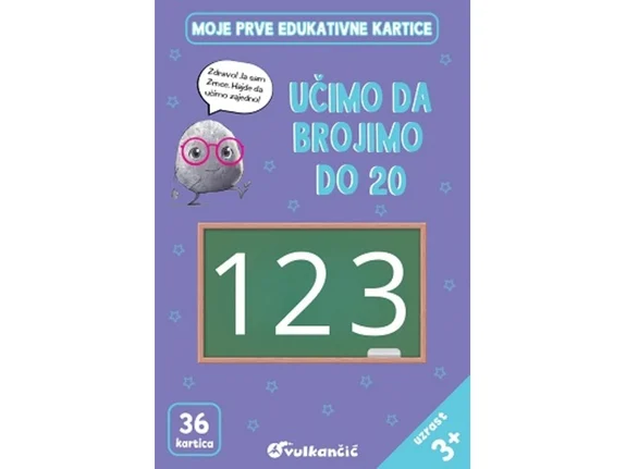 Zrnce kartice – Učimo da brojimo do 20 – latinica - grupa autora