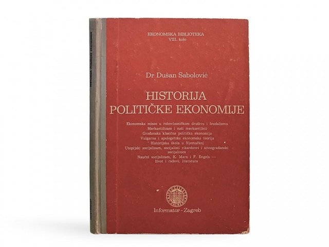 Historija političke ekonomije