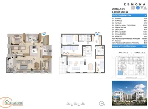 Prodaja Stan - Beograd, Zemun Centar - Gornji Grad - Meandri